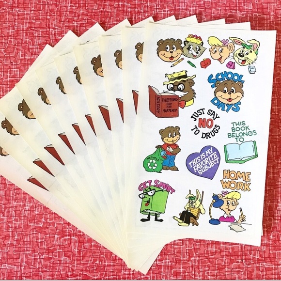 Vintage | Office | Vintage 99s Just Say No Stickers Set Of 10 | Poshmark